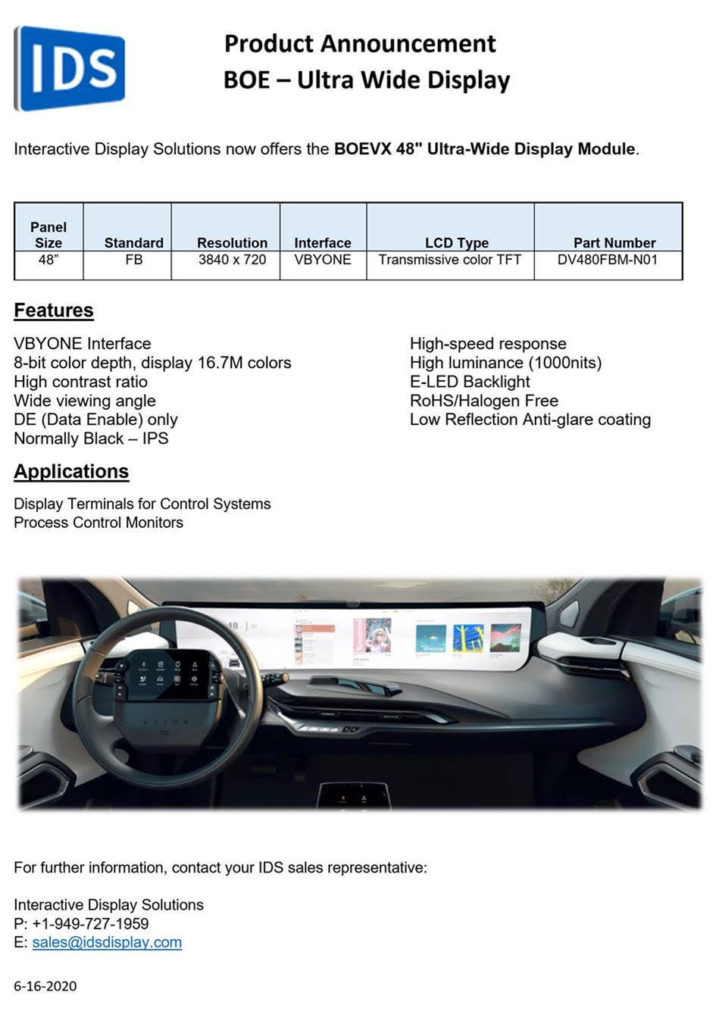 BOE - Ultra Wide Display - Interactive Display Solutions
